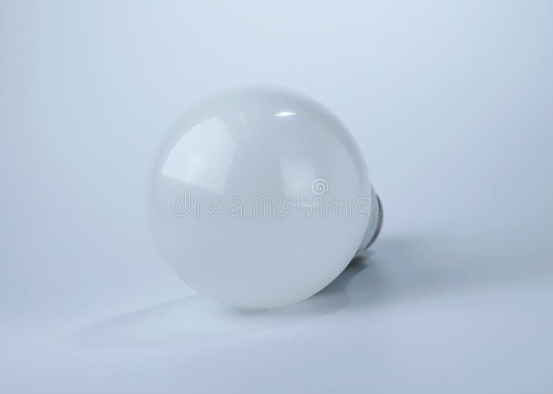 A Small Led Bulb Also Named E27 Light on White Background. Ready for ...