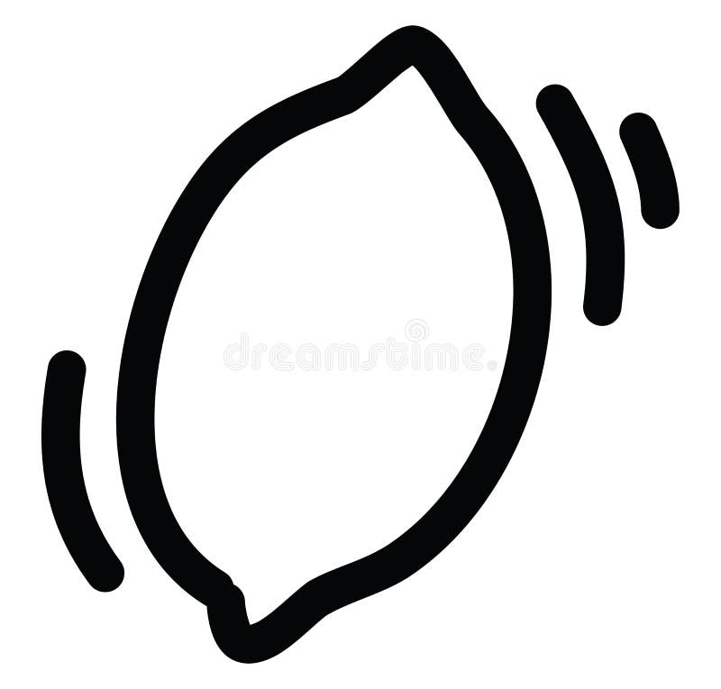 Small lemon, icon stock vector. Illustration of green - 259785439