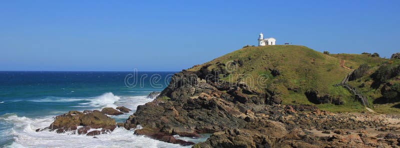 .Small Lighthouse at the Fishing Village of Henningsvaer in Lofoten ...