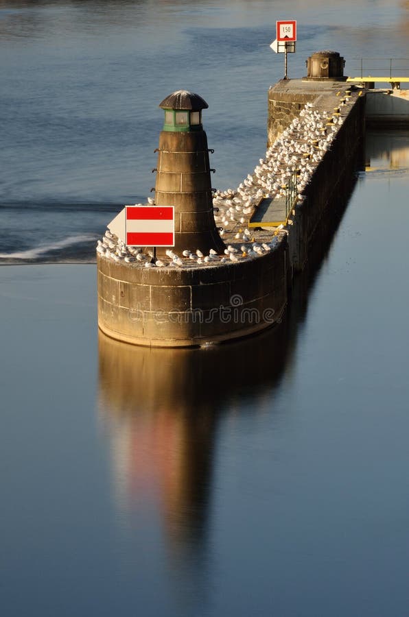 Small Lighthouse Vltava River Prague Stock Photos - Free & Royalty-Free ...