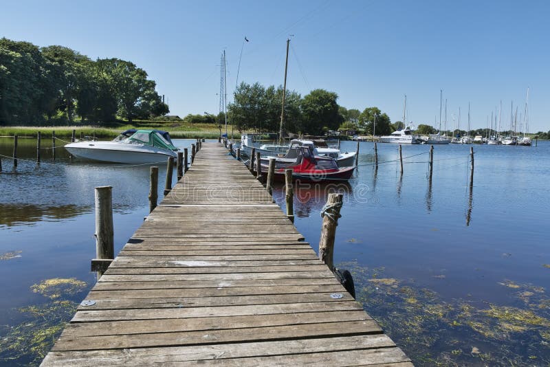 Small Marina in the Inlet stock image. Image of small - 128950047