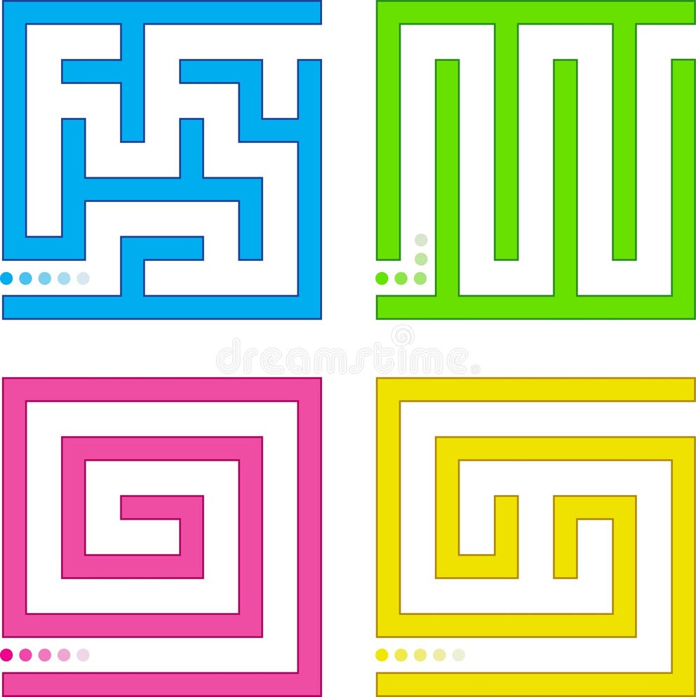 Blue Mazes Stock Illustrations – 135 Blue Mazes Stock Illustrations ...