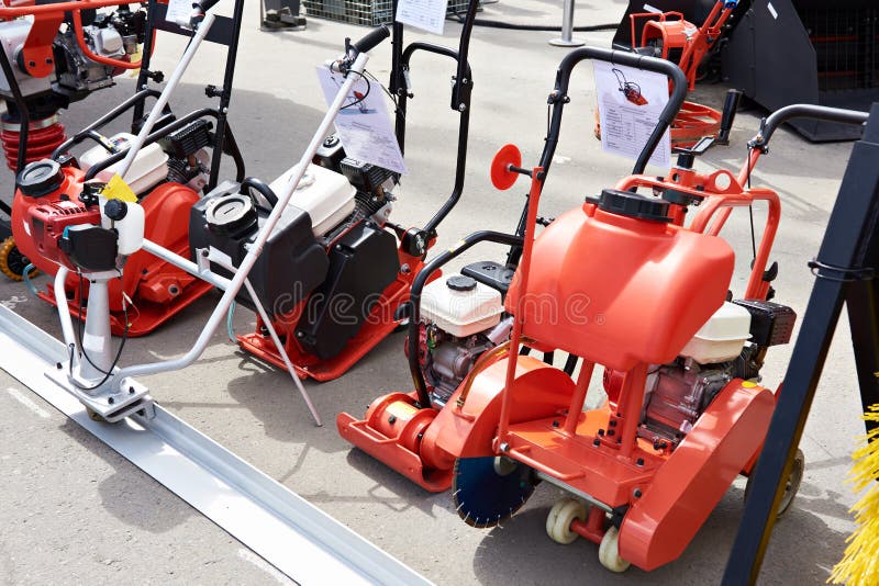 Small Mechanized Machinery for Road Stock Photo - Image of equipment ...