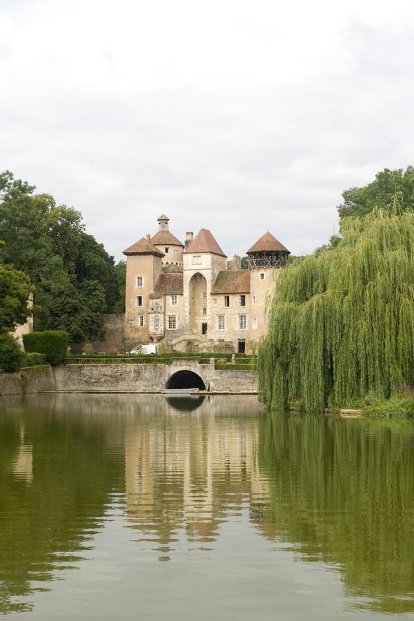 Small Medieval Castle in France Stock Photo - Image of balcony, palace ...