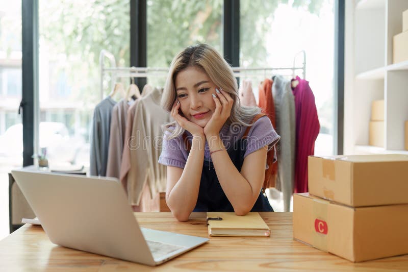 Small and Medium Business Freelance Worker Working at Home Office ...