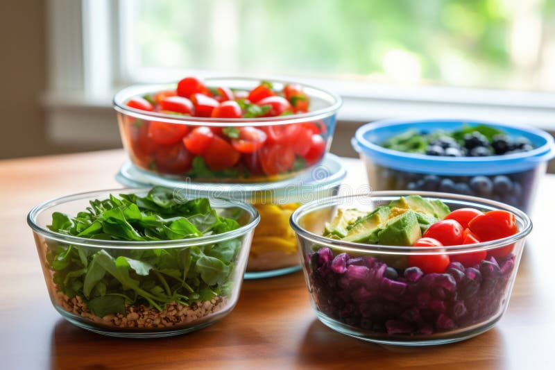 Small, Medium, Large Bowls for Portion Control Stock Illustration ...