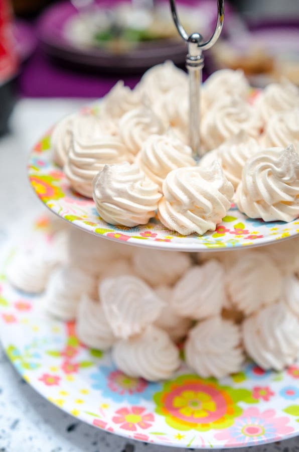 Small meringues stock image. Image of eggwhite, blend - 46022737