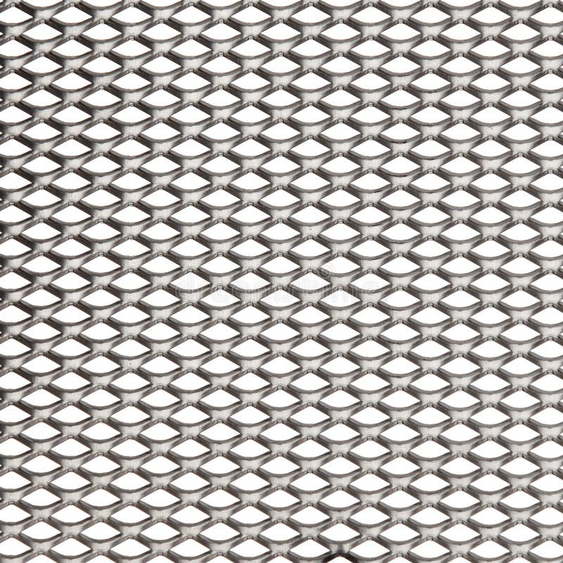 Small Mesh Expanded Metal Sheet Texture Stock Illustration ...