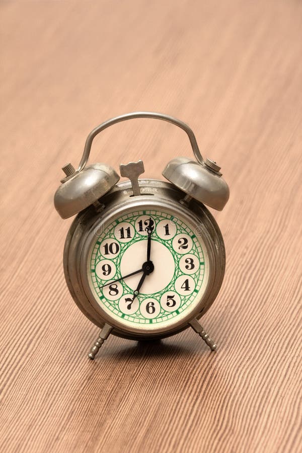 Small Metal Alarm Clock stock image. Image of little - 10488657