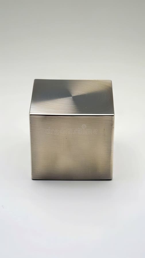 A Small Metal Box with a Square Shape Stock Image - Image of metal ...