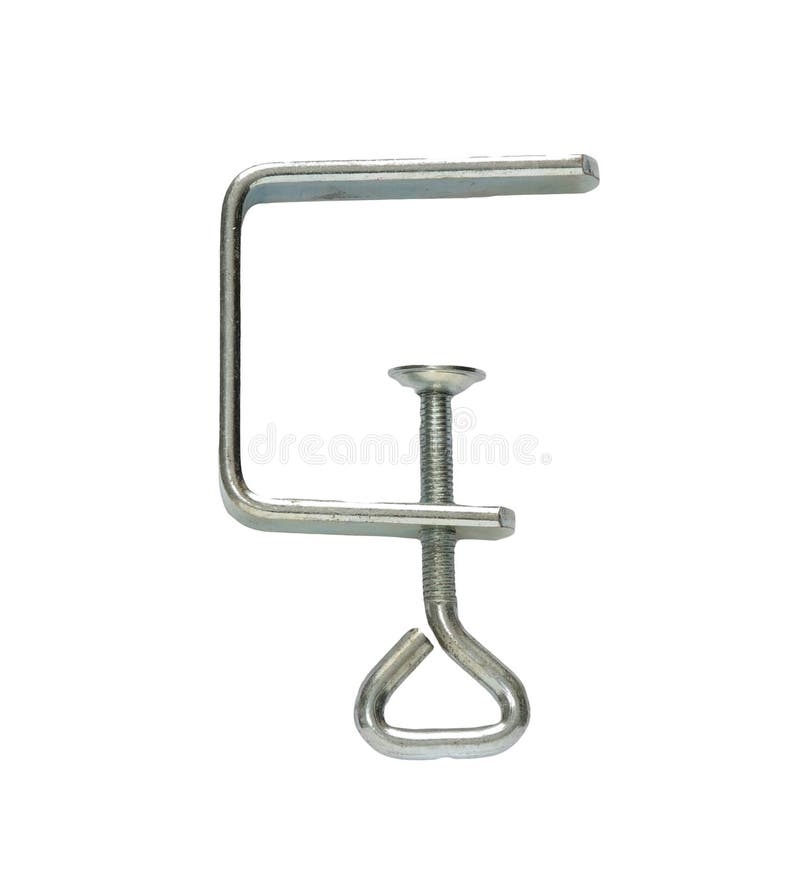 A small metal clamp stock photo. Image of press, object - 274150788