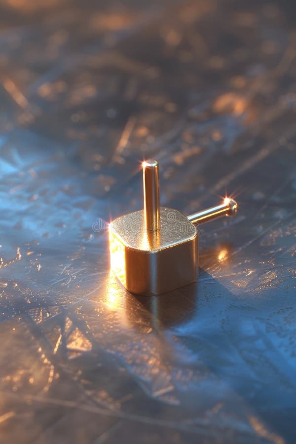 Small Metal Object on a Shiny Surface Stock Photo - Image of decorative ...