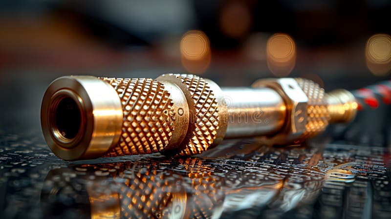 Small Metal Plug for Electronics and Hardware Connections Stock ...