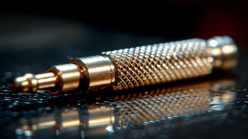 Small Metal Plug for Electronics and Hardware Connections Stock ...