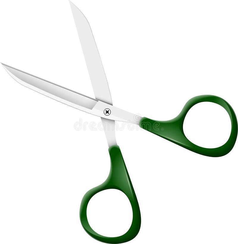 Small metal scissors stock vector. Illustration of close - 65857597
