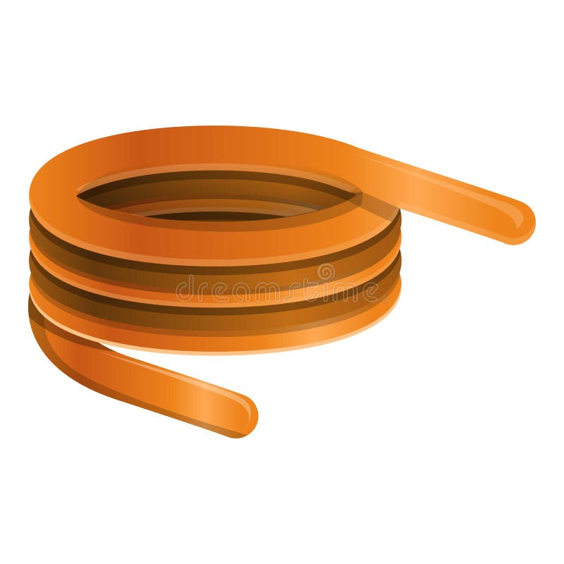 Compressed Metal Spring Icon, Cartoon Style Stock Vector - Illustration ...