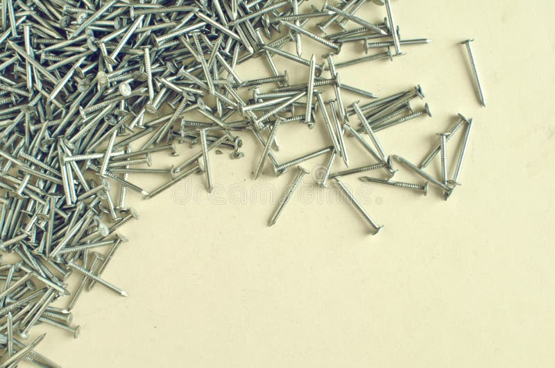 Small Metal Studs and Place for Text-toned Image. Stock Photo - Image ...