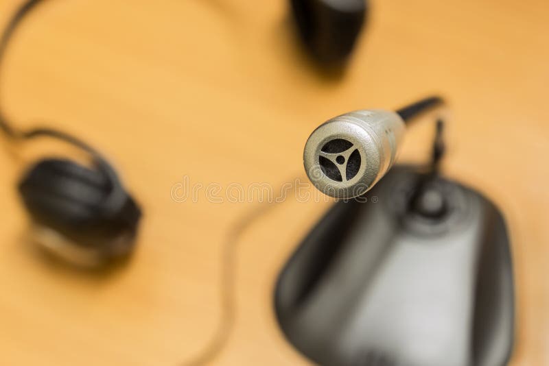 Two small microphone stock photo. Image of listen, overhearing - 8118890