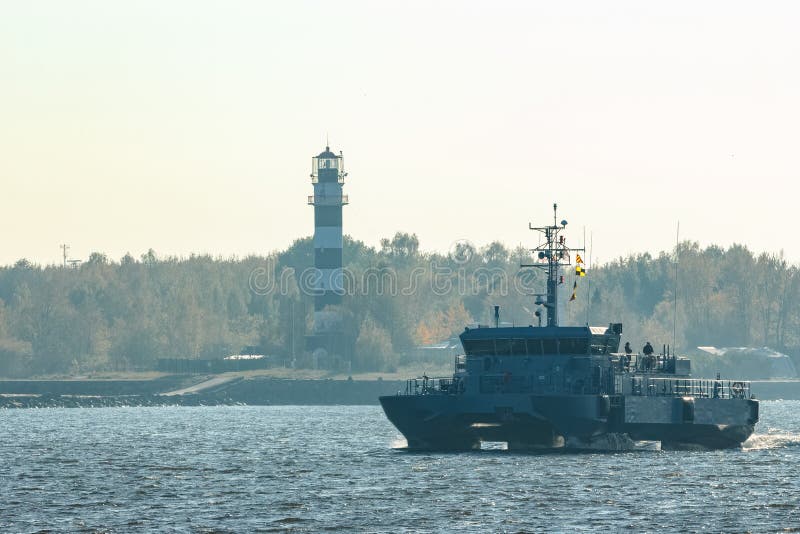 Small military ship stock photo. Image of boat, protection - 92269134