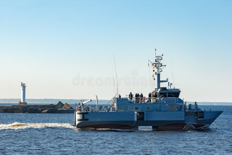 Small military ship stock image. Image of power, navy - 94129471