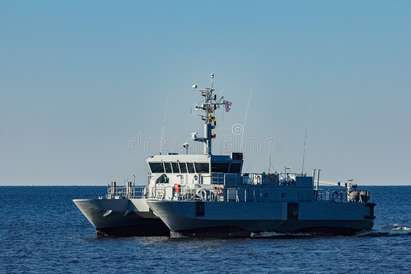 Small military ship stock photo. Image of military, quad - 94141868