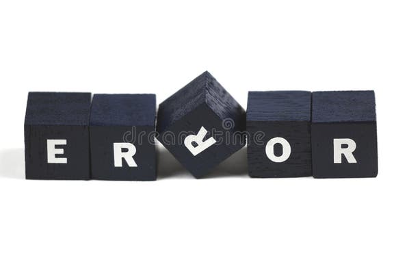 Small mistake stock image. Image of false, incorrect - 11878663