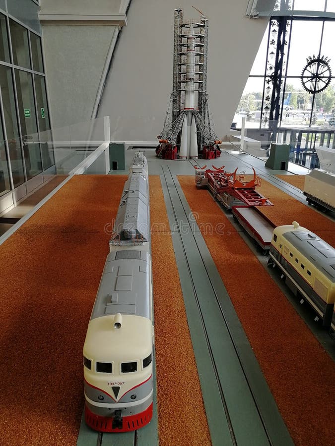 Small model of retro train editorial stock image. Image of design ...