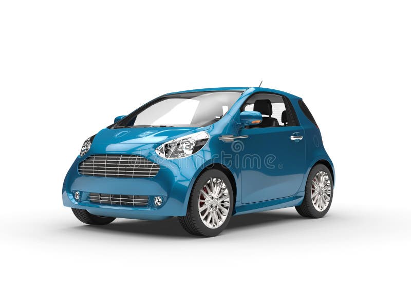 Small Modern Compact Car stock illustration. Illustration of compact ...