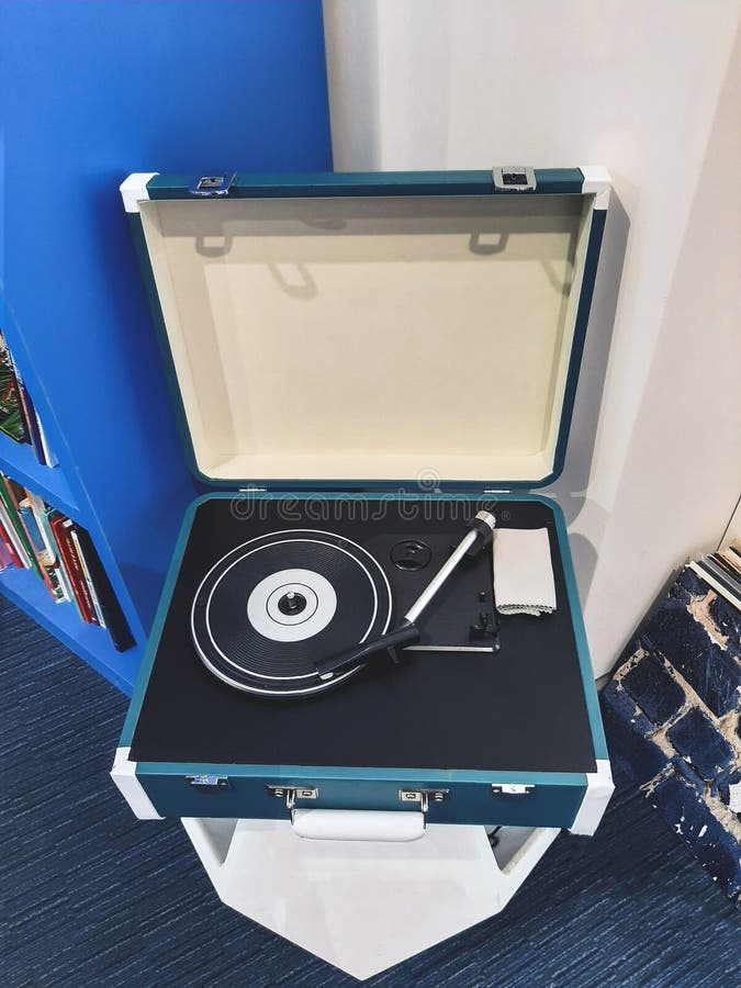 Modern Vinyl Player, Close-up View Stock Image - Image of sound, rock ...