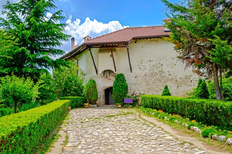 Small Monastery in the Highlands 3 Stock Image - Image of alpinism ...
