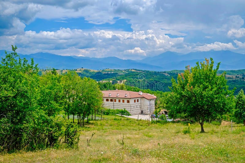 Small Monastery in the Highlands 4 Stock Image - Image of beautiful ...