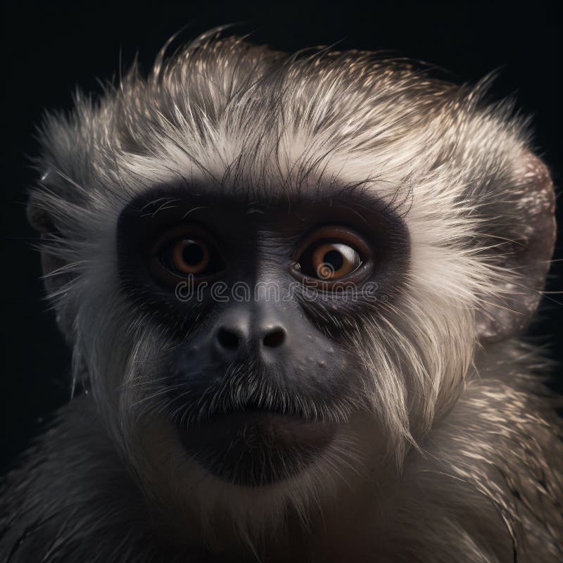 Monkey Headshot Stock Illustrations – 308 Monkey Headshot Stock ...