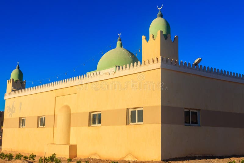 Small Mosque in Arabian Desert, Egypt Stock Photo - Image of prayer ...