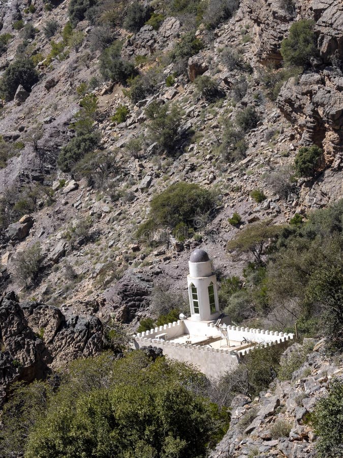 Small Mosque in Deep Valley, Oman Stock Photo - Image of explore, small ...
