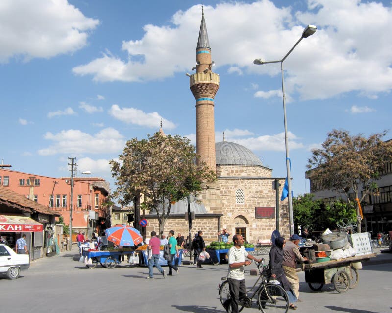 Small Mosque Located in a Village Anau Near Ashgabat Stock Photo ...