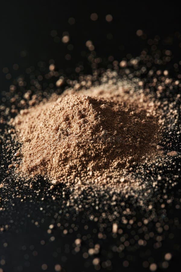 A Small Mound of Sand Sits Atop a Flat Surface, Providing a Unique ...