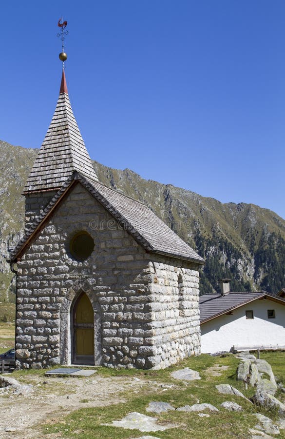Mountain Chapel - 1 stock photo. Image of field, faith - 26638436