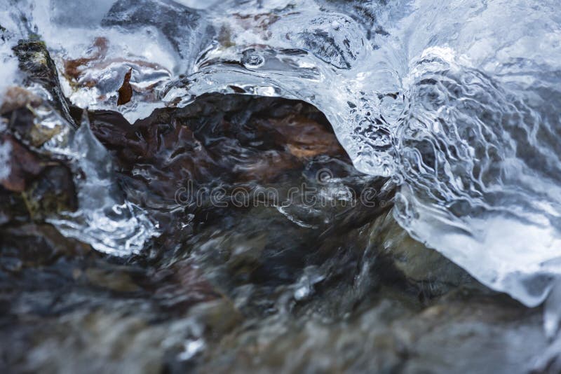 Ice Layer on River stock image. Image of covered, travel - 106910691