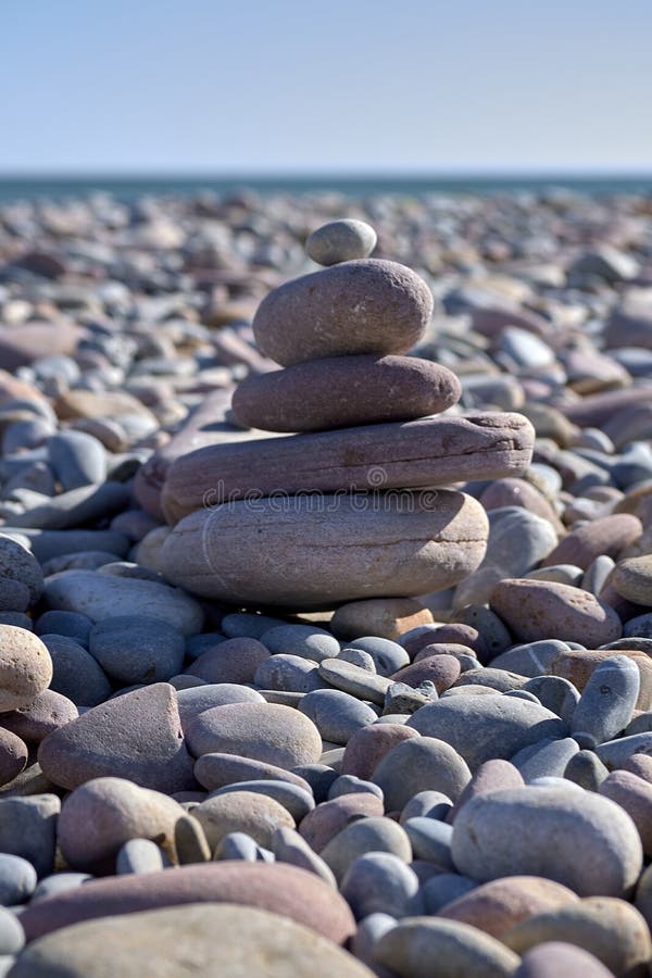 Small Mountain of Three Rocks Stock Image - Image of natural, concrete ...