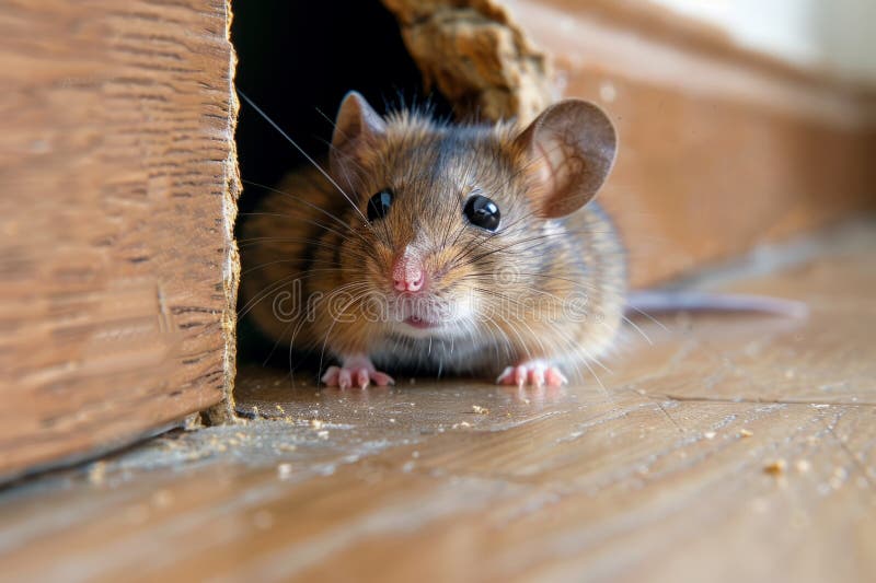 Small Mouse, Rodent, Pest in the House Stock Photo - Image of ...