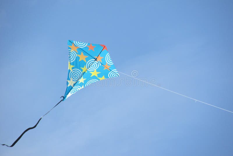 Multi-coloured Kite Close Up Stock Image - Image of leisure, active ...