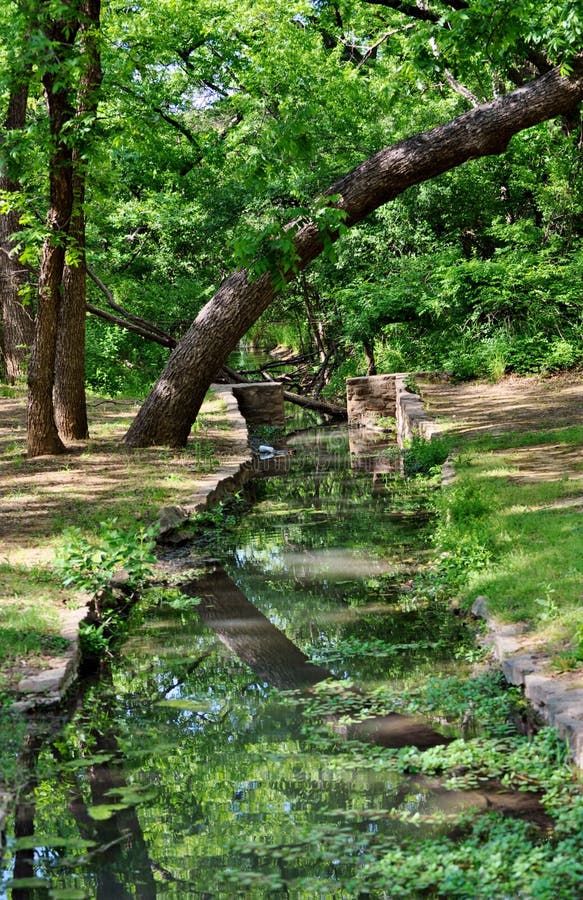 Small Narrow Creek stock image. Image of dirt, river - 31134081