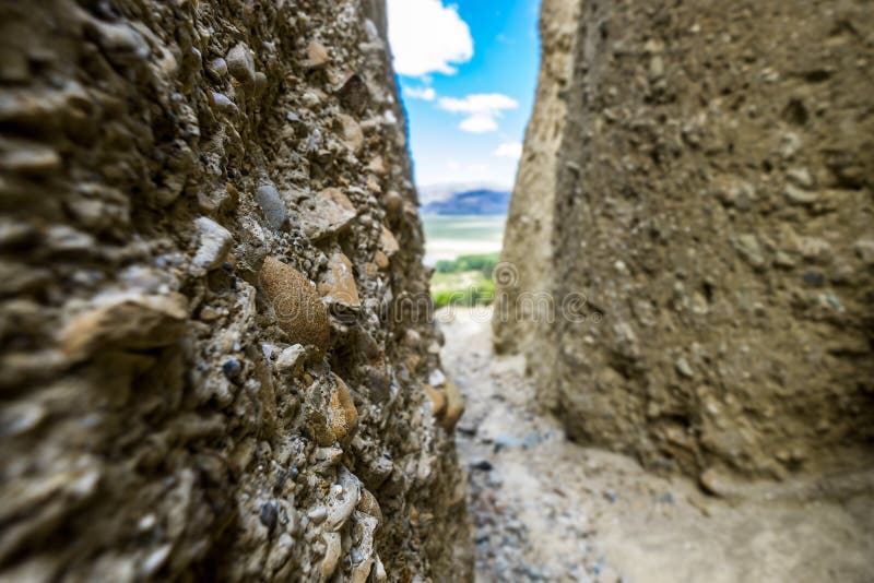 A Small Narrow Gap To a Breathtaking View Stock Photo - Image of route ...
