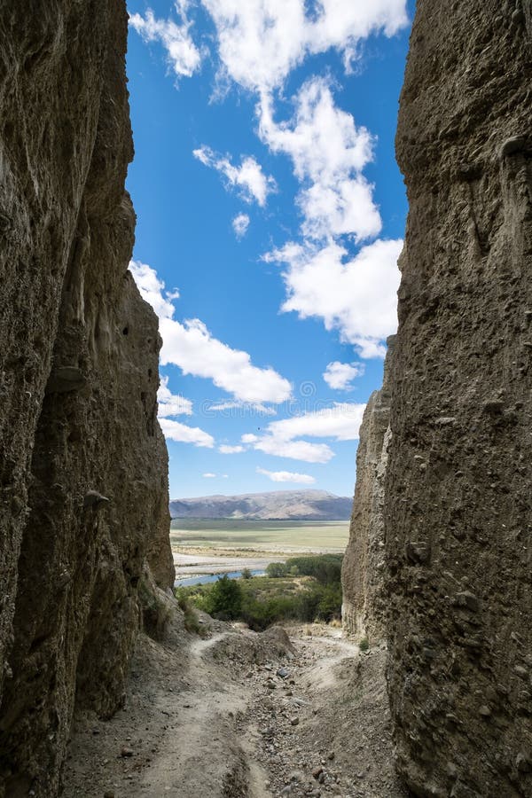 A Small Narrow Gap To a Breathtaking View Stock Photo - Image of nature ...