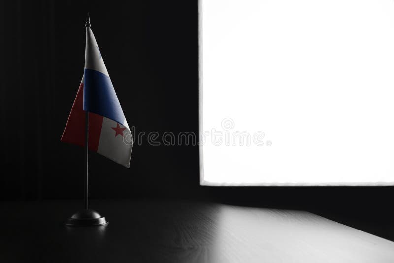 Small National Flag Panama Black Background Stock Photos - Free ...