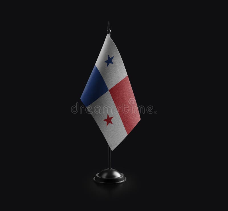 Small National Flag Panama Black Background Stock Photos - Free ...