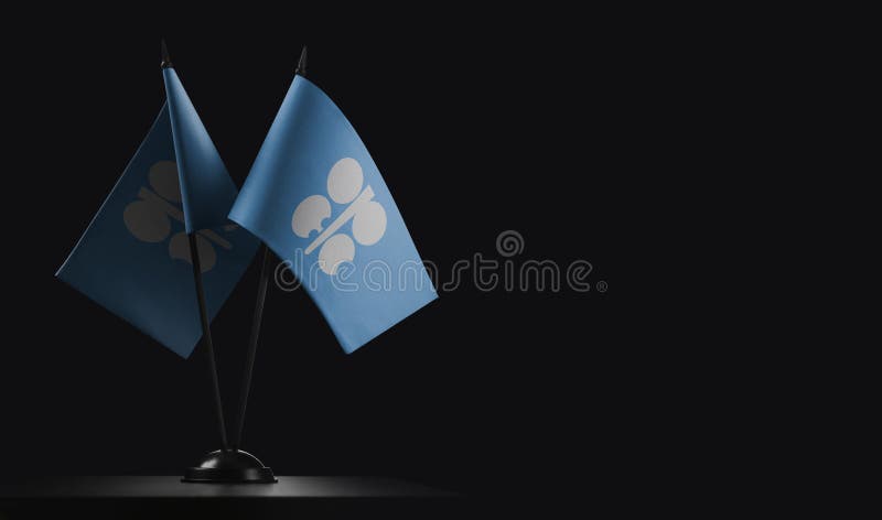 Small National Flags of the Organization of the Petroleum Exporting ...