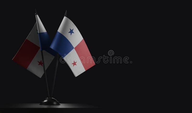 Small National Flags Panama Black Background Stock Photos - Free ...