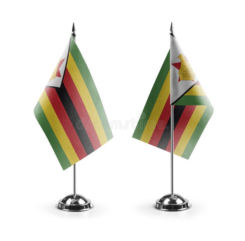 Small National Flags Zimbabwe White Background Stock Photos - Free ...