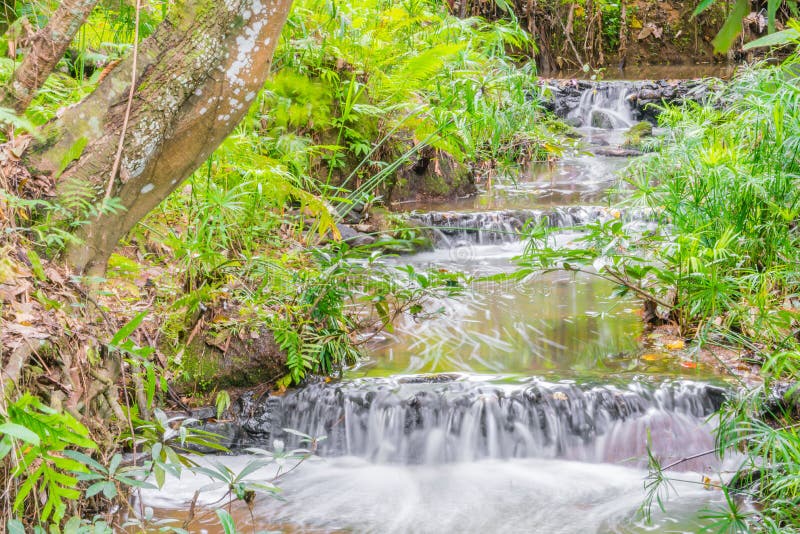 Small Natural Spring Waterfall ( Filtered Image Processed Vintage ...